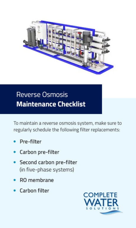 Maintain Industrial Reverse Osmosis Systems | CWS
