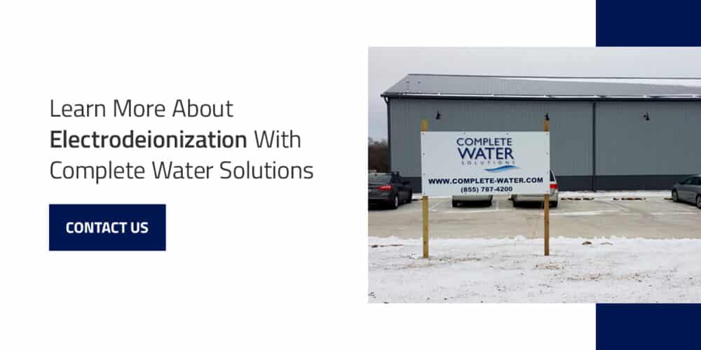 Electrodeionization and How It Works | Complete Water