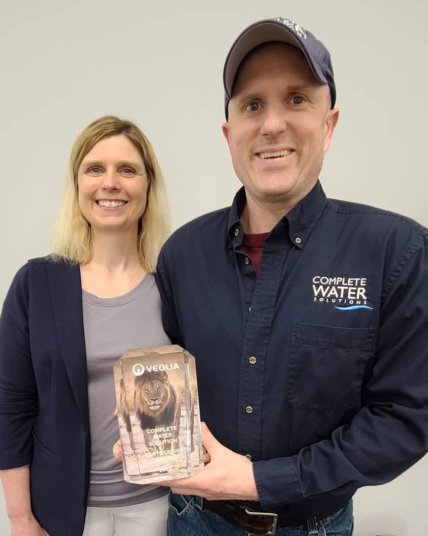 Veolia Channel Partnership Award | Complete Water Solutions