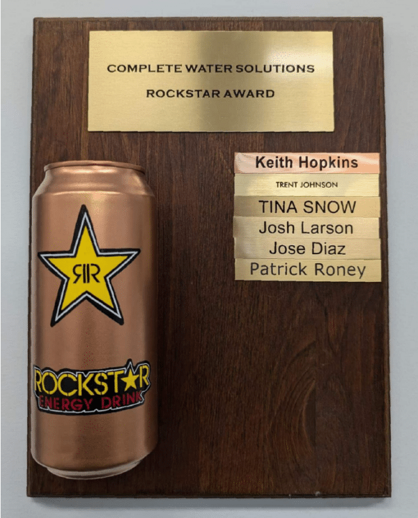 Rockstar Award Recipient - Patrick! | Complete Water